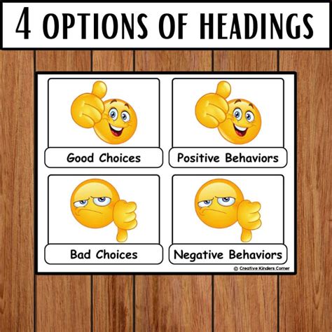 Outdoor Recess Behavior And Rules Chart Sort Activities For Back To School