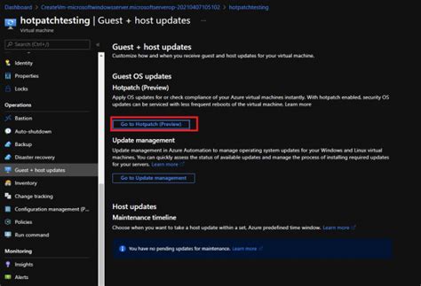 Hotpatch For Windows Server Azure Vm