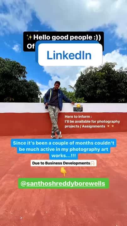 Santhosh Reddy On Linkedin Linkedin Photography Projects Assignments Art Artist