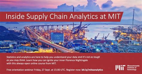 Mitx Micromasters Program In Supply Chain Analytics Webinar Open Learning