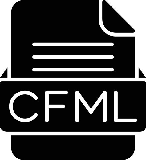Cfml File Format Line Icon 28643931 Vector Art At Vecteezy