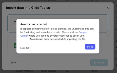 Import In Big Table Stops At 99000 Records Report A Bug Glide Community
