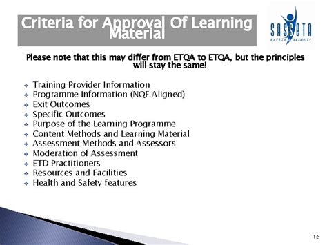 Accreditation Process Sasseta Etqa Division Presenter Lydia Machobane