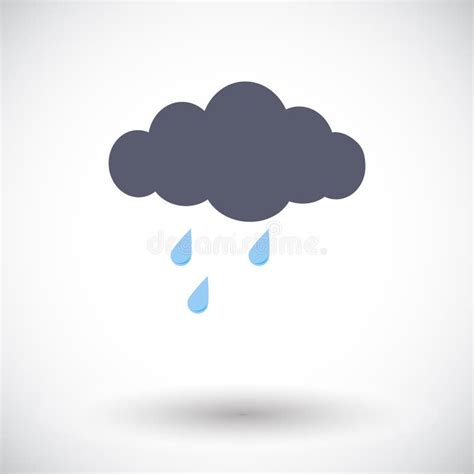 Icône De Pluie Illustration De Vecteur Illustration Du Croisement