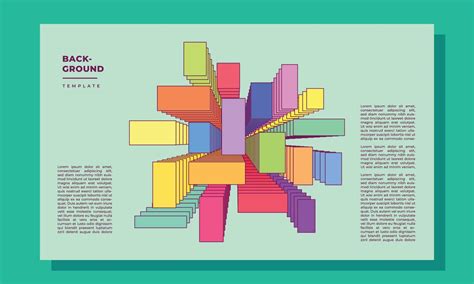 Geometric Rectangular Layer Background Template Copy Space For Poster