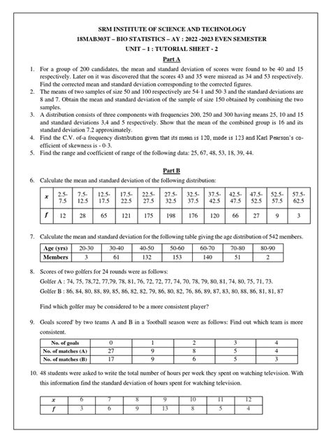 unit 1 tutorial sheet 2 18mab303t 22 23 even pdf coefficient