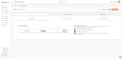 Create & Manage Transformations using dbt™ Core (Beta) :: DataChannel