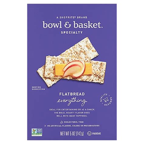 Bowl And Basket Specialty Everything Flatbread 5 Oz Shoprite
