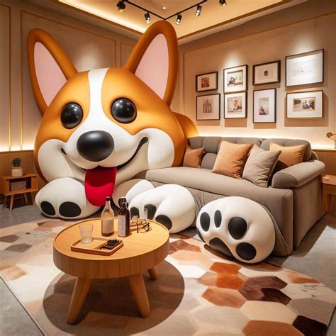 Cozy Canine Comfort Dog Shaped Sofas Designs For Pet Lovers Think