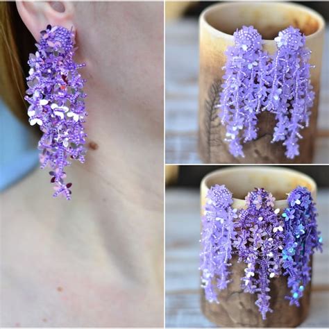 Lavender Earrings Etsy
