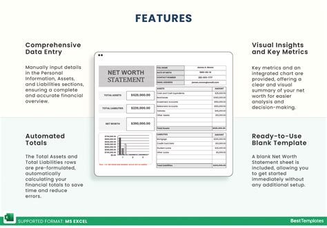 Net Worth Statement Excel Template Best Templates