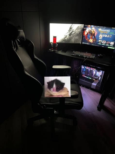 Ultimate Gaming Setup With Dual Monitors