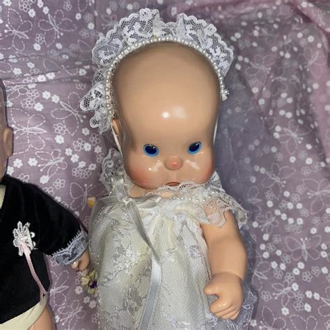 1986 Horsman Hebee Shebee Wedding Bride And Groom Depop