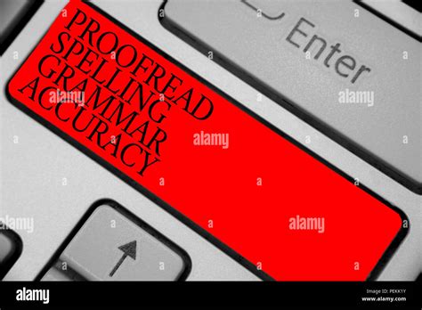 Text Sign Showing Proofread Spelling Grammar Accuracy Conceptual Photo Grammatically Correct