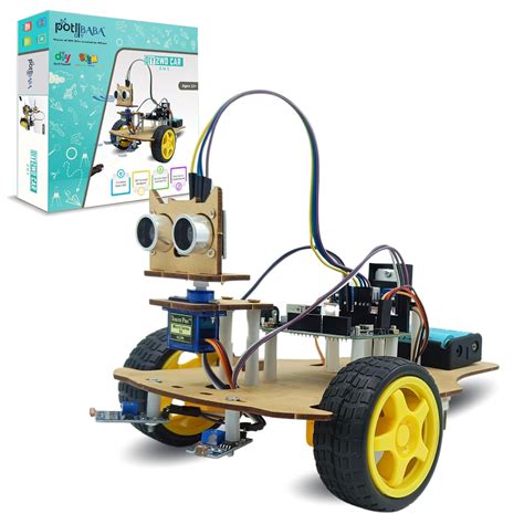 PotliBABA DIY WD In Obstacle Avoiding Light Follower Robotics Kit Science Kits For All