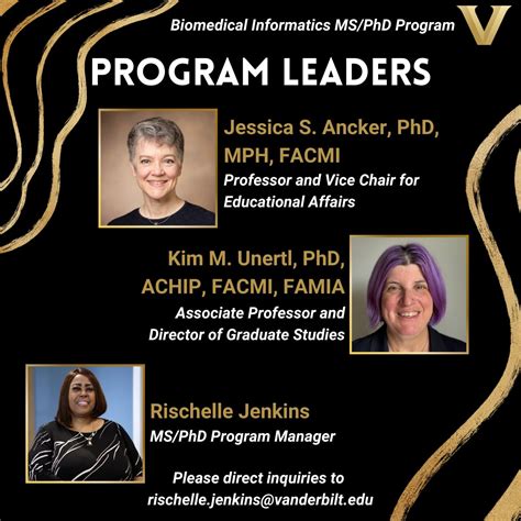Vanderbilt Biomedical Informatics Research Ms And Phd Program On Linkedin Introducing Our Dbmi