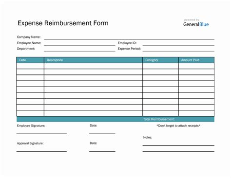 Free Excel Employee Expense Templates