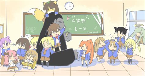 ぴくがく 中等部1年e組集合 よるののイラスト Pixiv