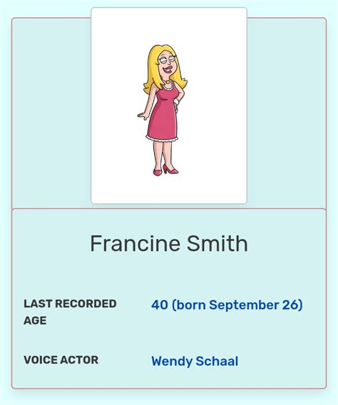 Francine Smith By Nerferts On Deviantart