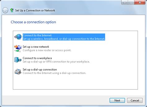 Configuring Dial Up Broadband Wireless And Vpn Part 1 Creating
