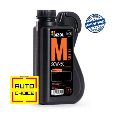 BIZOL Moto 20W-50 Mineral Engine Oil – 1L – Auto Choice