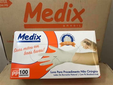 Luva De Procedimento Medix C Branca C pó Tam Pp Mercado Livre