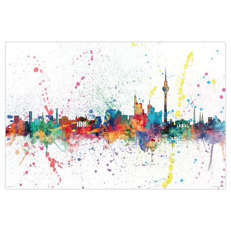 Poster Berlin Skyline Bei Close Up® Kaufen