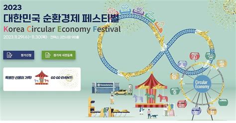 순환경제 흐름 한눈에대한민국 순환경제 페스티벌