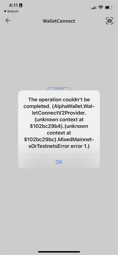 Unable To Connect To Trust Omni Or AlphaWallet Issue 1952