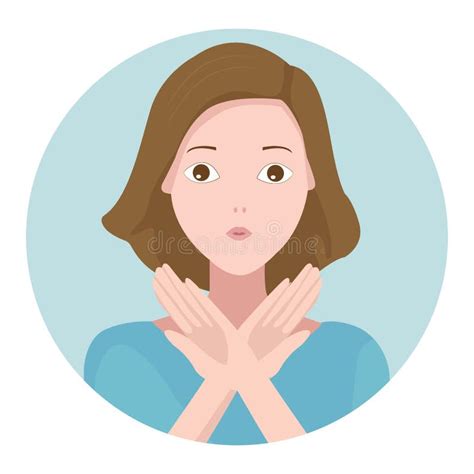 Vector Illustration Of A Girl On A White Background Vector