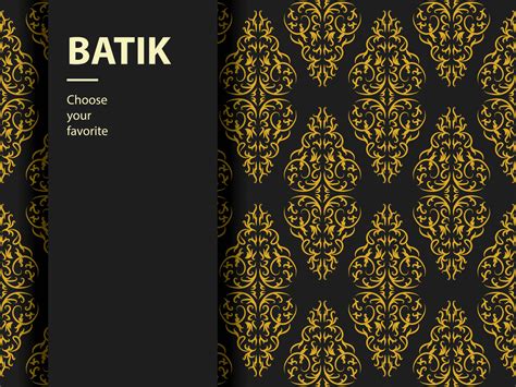 Batik Pattern Traditional Indonesia Motif Java Culture Backdrop