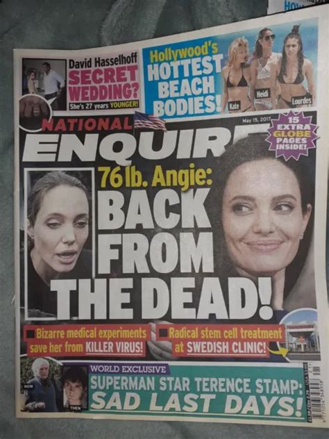 National Enquirer Angelina Jolie Selena Gomez Leo Dicaprio