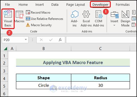 How To Draw A Circle In Excel With A Specific Radius 3 Methods