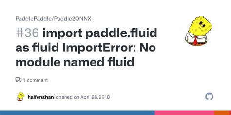 Import Paddle Fluid As Fluid ImportError No Module Named Fluid Issue PaddlePaddle