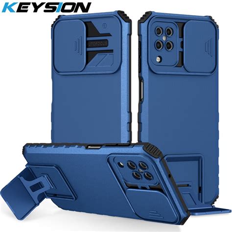 KEYSION Shockproof Case For Samsung A12 A22 4G A22S A42 5G Push Pull
