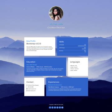 Blue Website Templates