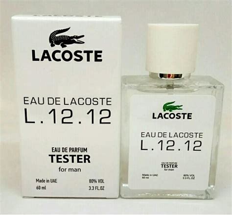 Стійкий тестер лакоста духи парфум lacoste l.12.12 чоловіча туалетна ...