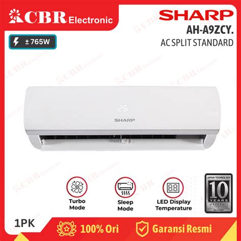 Jual AC Split SHARP Standard 1PK AH A9ZCY R 32 Shopee Indonesia