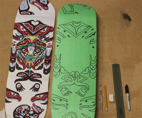 Skateboard Stencil Art 5 Steps With Pictures Instructables