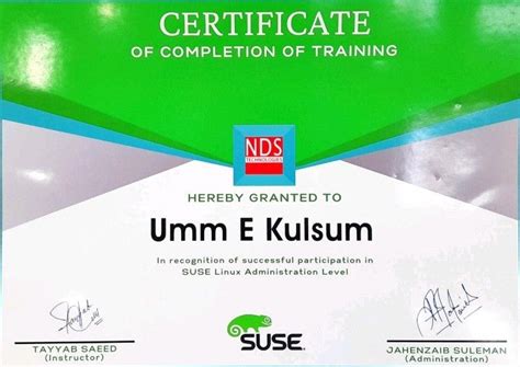 Umme Kulsum On Linkedin Suselinux Linuxadministration Training Learninganddevelopment