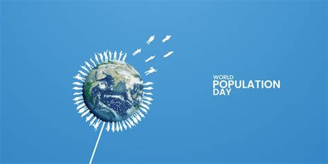 Premium Vector World Population Day A Creative Concept Design For