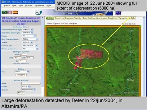 Monitoring Deforestation In Amazonia Using Remote Sensing Lus