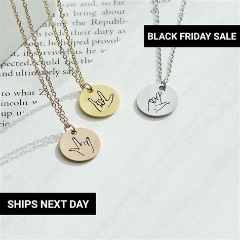 Asl Jewelry Etsy