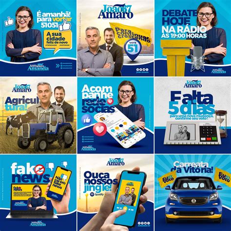 10 Artes Mídias Sociais Campanha Politica Eleitoral Editá