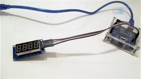 Tm1637 4 Digit Clock Display Test And Rtc Digital Clocks Youtube