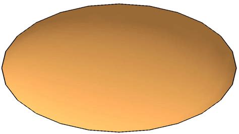 Shapes Prolate Ellipsoid Long Axis Horizontal