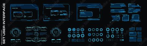 Hud Interface Futuristic Virtual User Interface With Frames Callouts