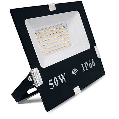 Halogen Led W Lampa Z Czujnikiem Ruchu Zimny Oficjalne Archiwum Allegro