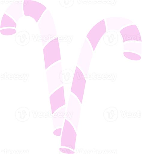 Cartoon Doodle Pink Candy Cane 36493457 Png