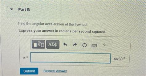 solved a flywheel having constant angular acceleration